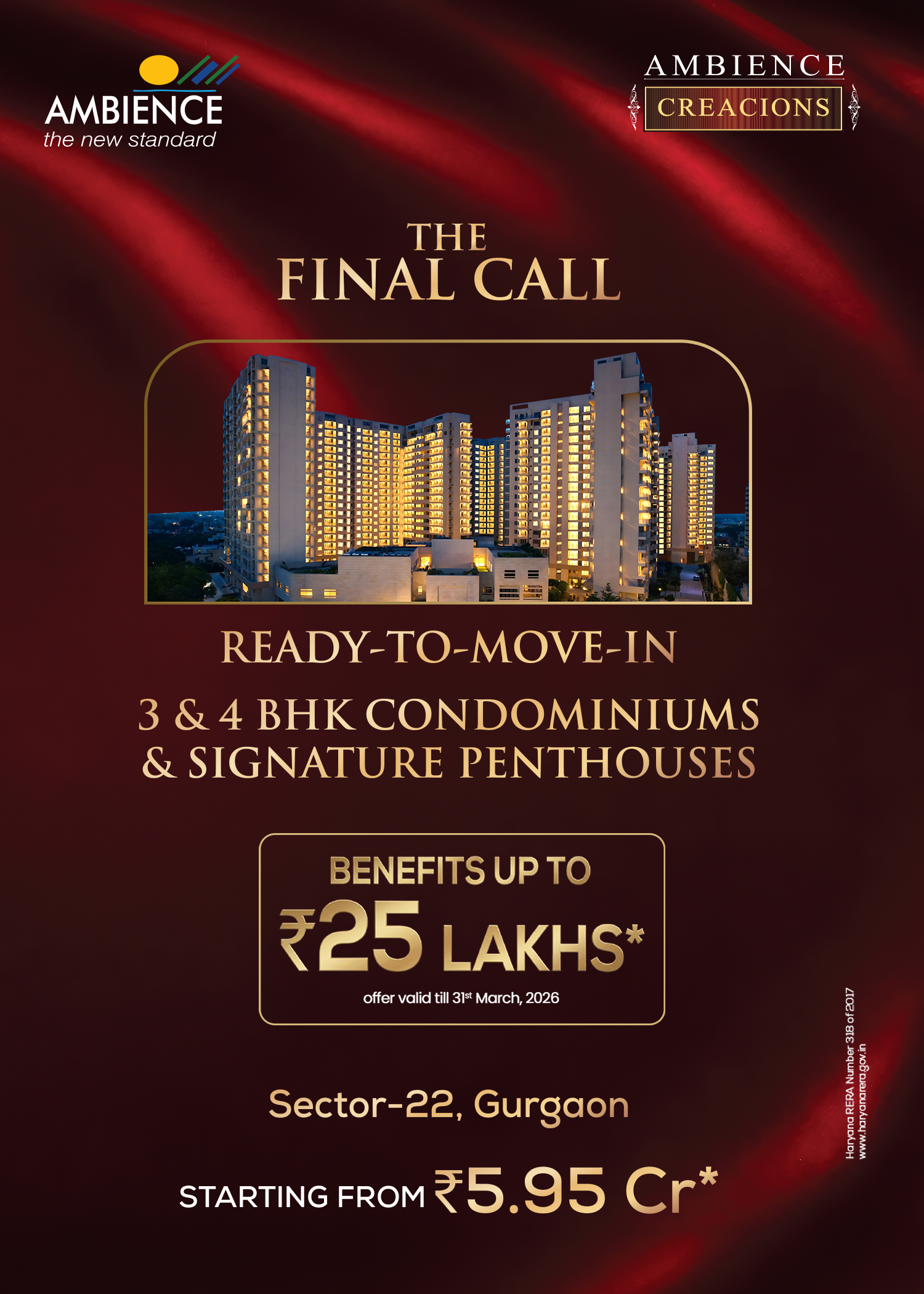 Ambience Creacions | Ambience Sector 22 Gurgaon